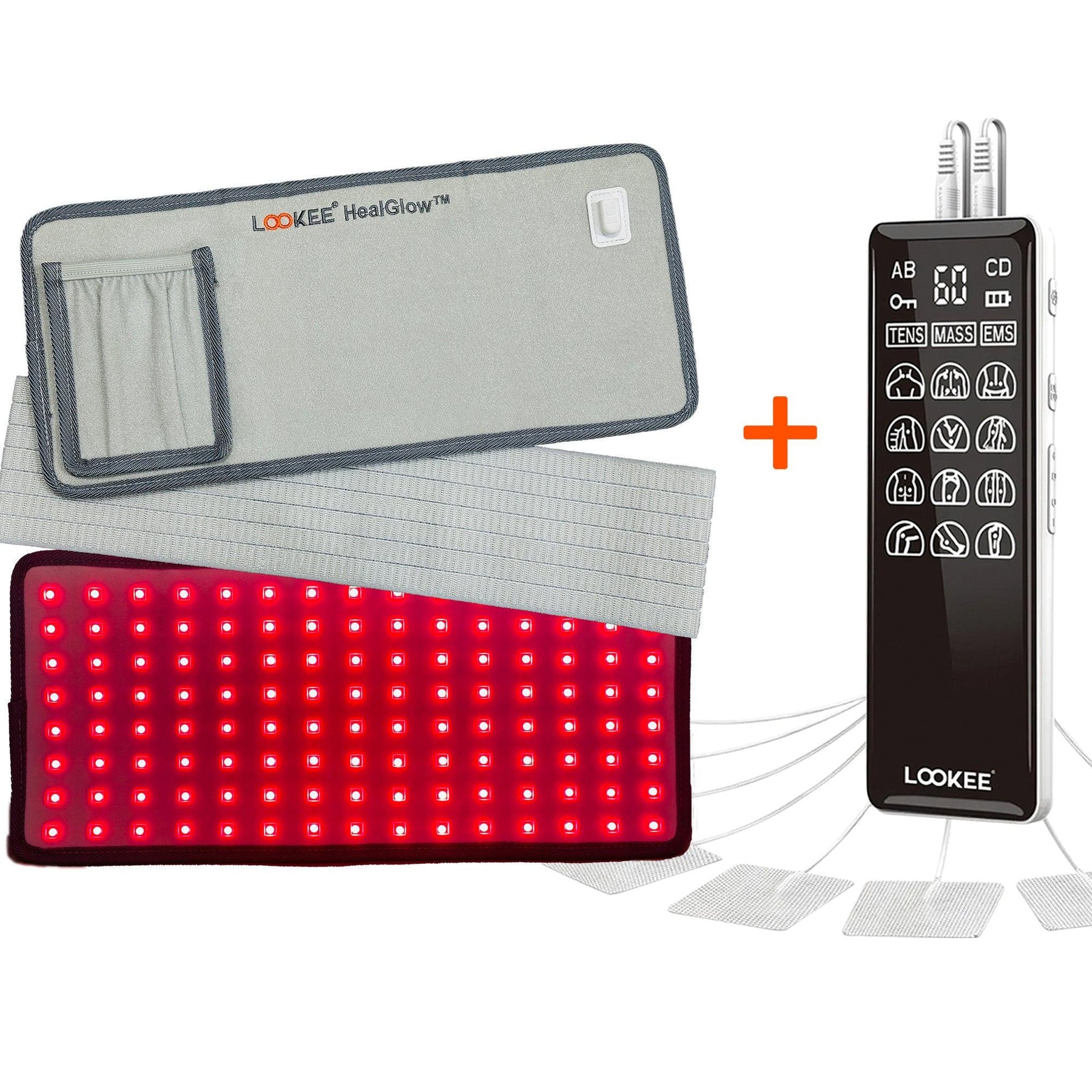 LOOKEE® Pain Relief & Wellness Power Bundle: LOOKEE® LK113 Premium LED ...